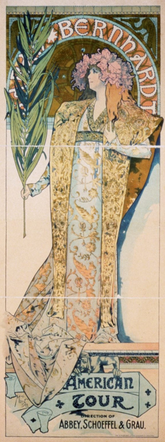 How Mucha Transformed Sarah Bernhardt Into an Art Nouveau Icon | Art ...